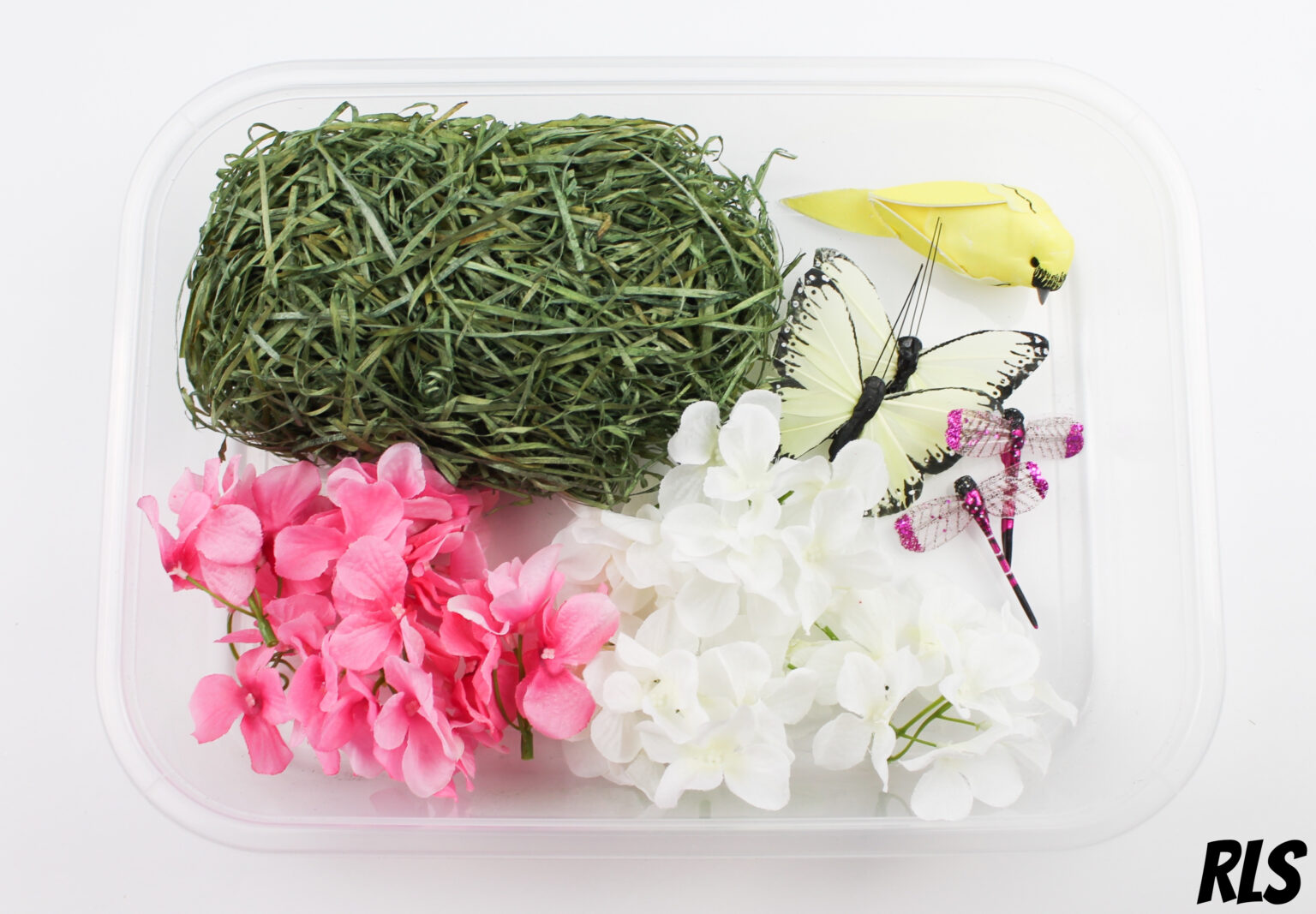 spring sensory bin
